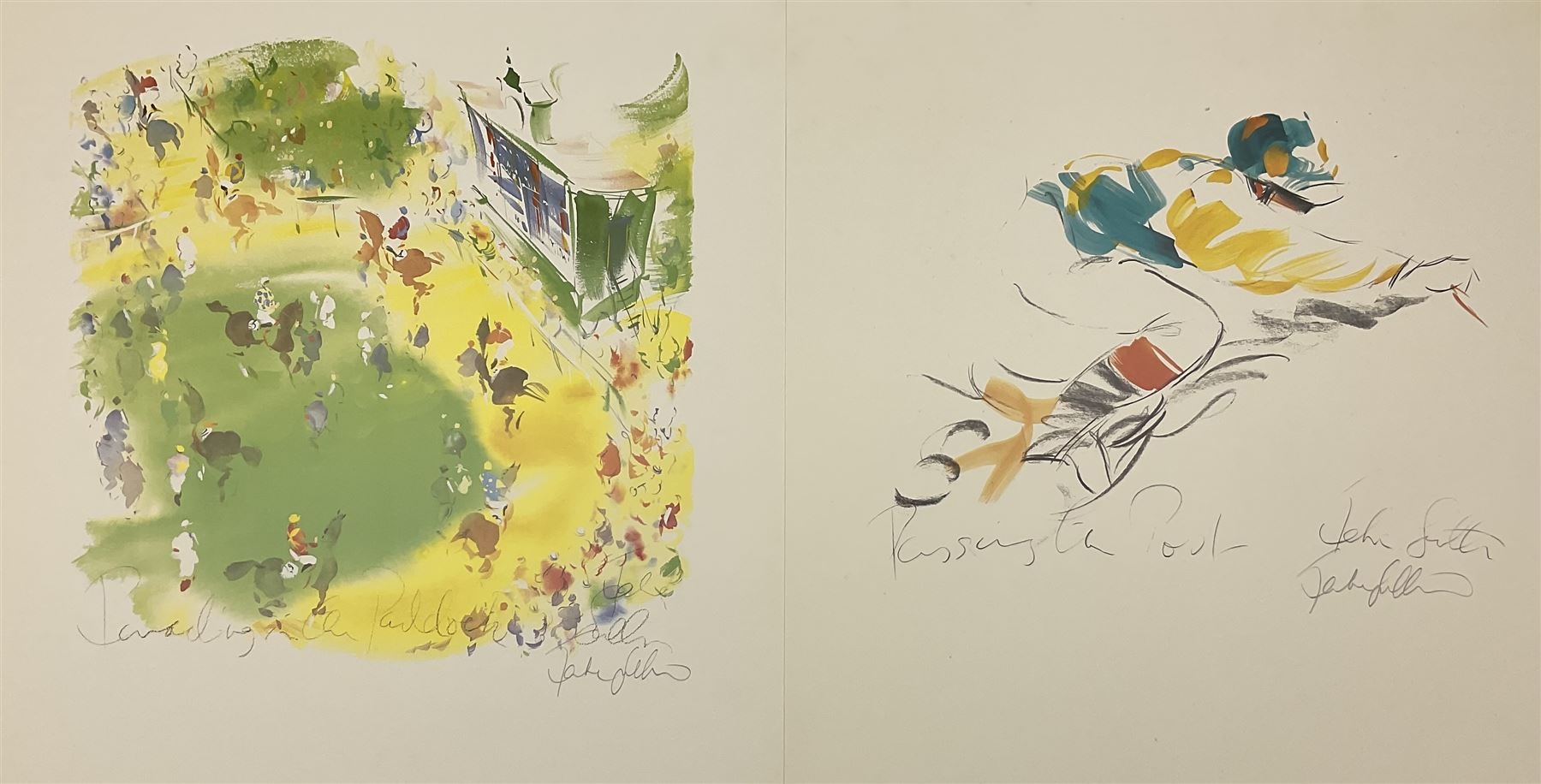 Jake Sutton | Passing the Post; Parading the Paddock | MutualArt