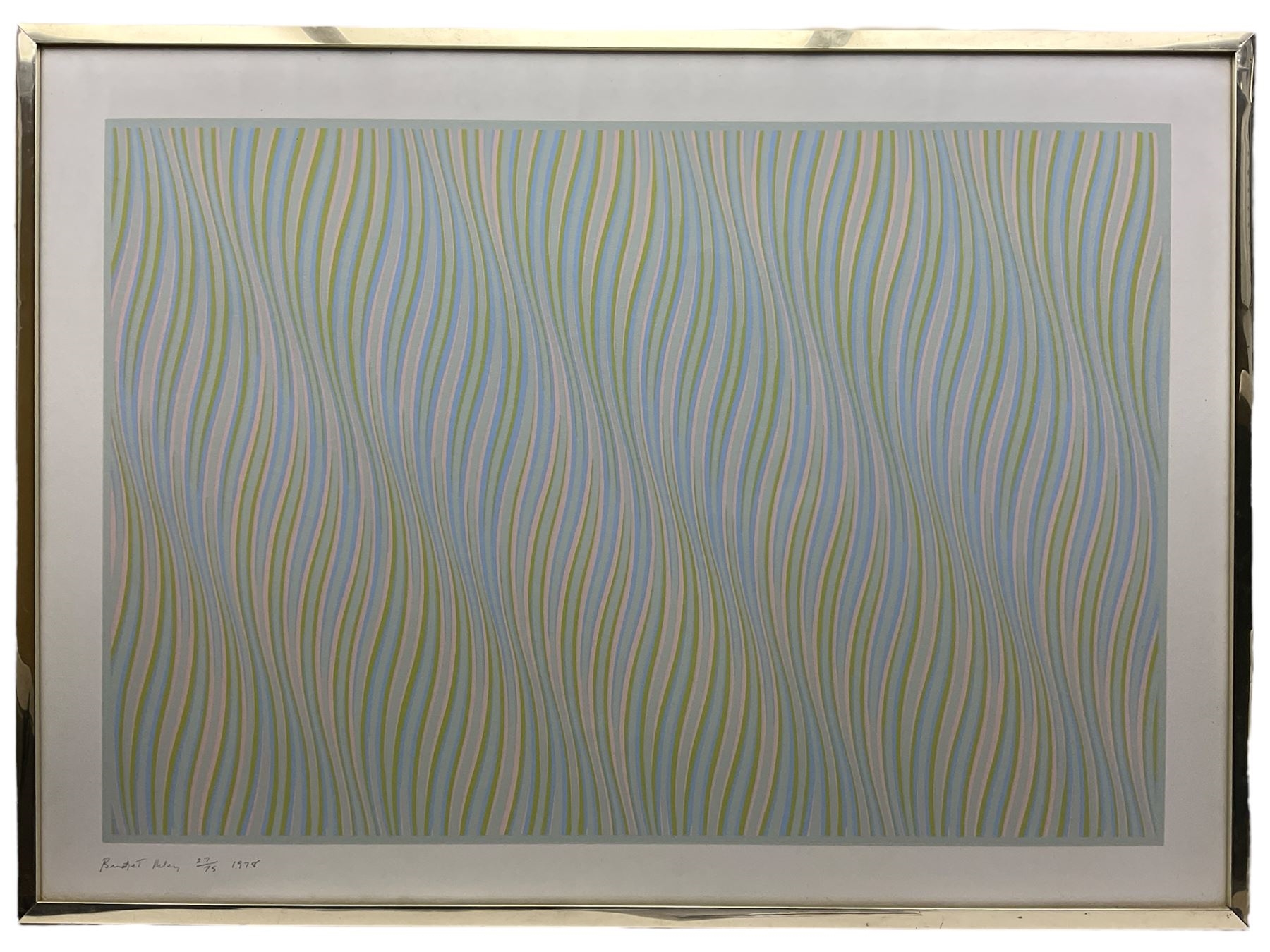 Bridget Riley | Untitled [Blue] (Schubert 25); Bridget Riley Complete ...