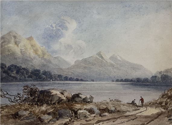 Anthony Vandyke Copley Fielding | A Lake Landscape | MutualArt