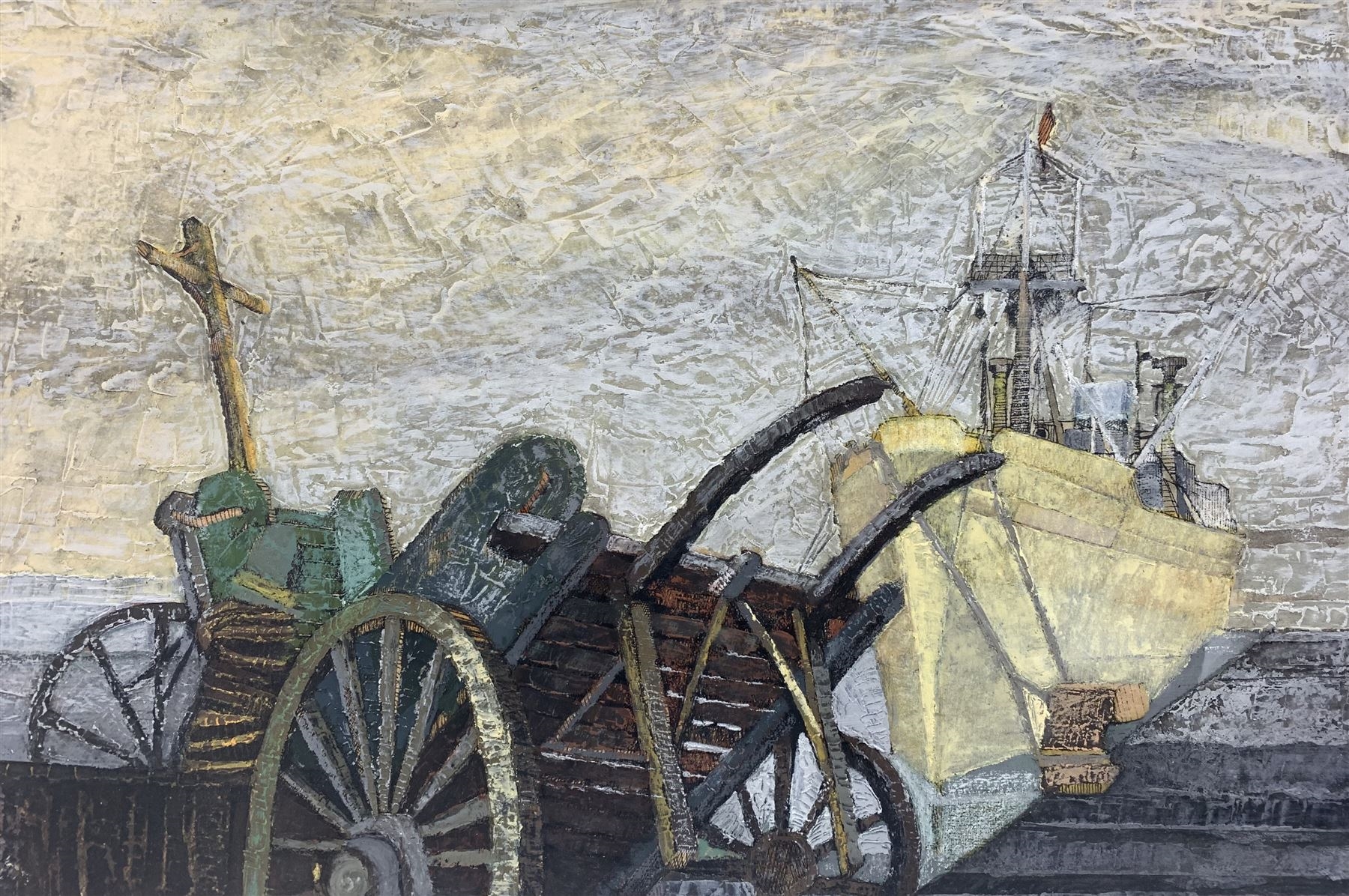 Gary Sargeant | Dock Scene (1974) | MutualArt