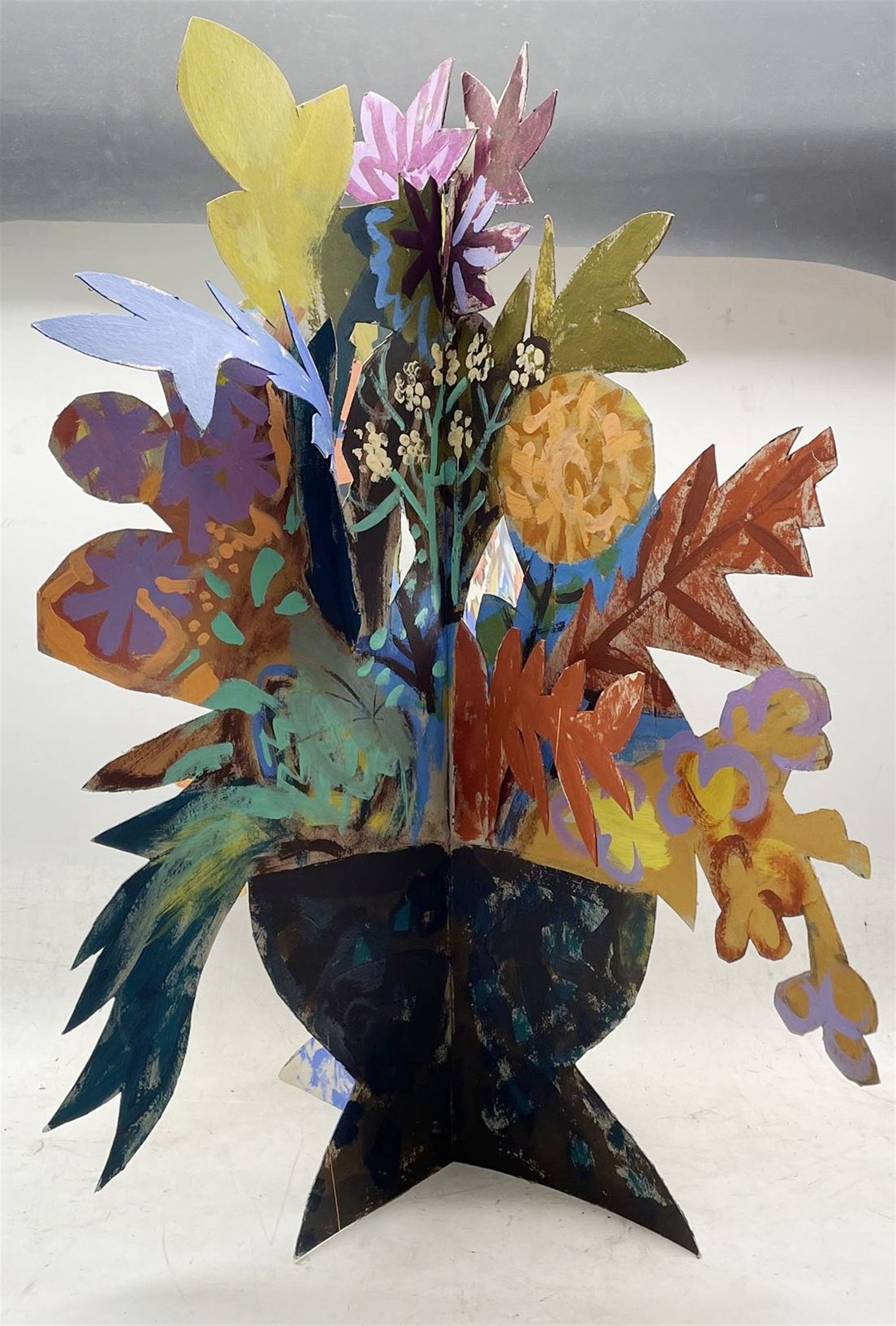 Mark Hearld | Still Life of Wild Flowers in a Vase | MutualArt