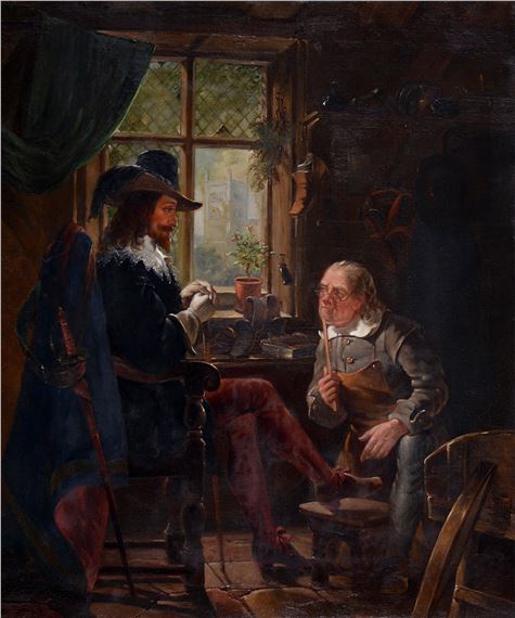 Reuben Bussey | Charles I and the Shoemaker of Southwell 1645, (1865 ...
