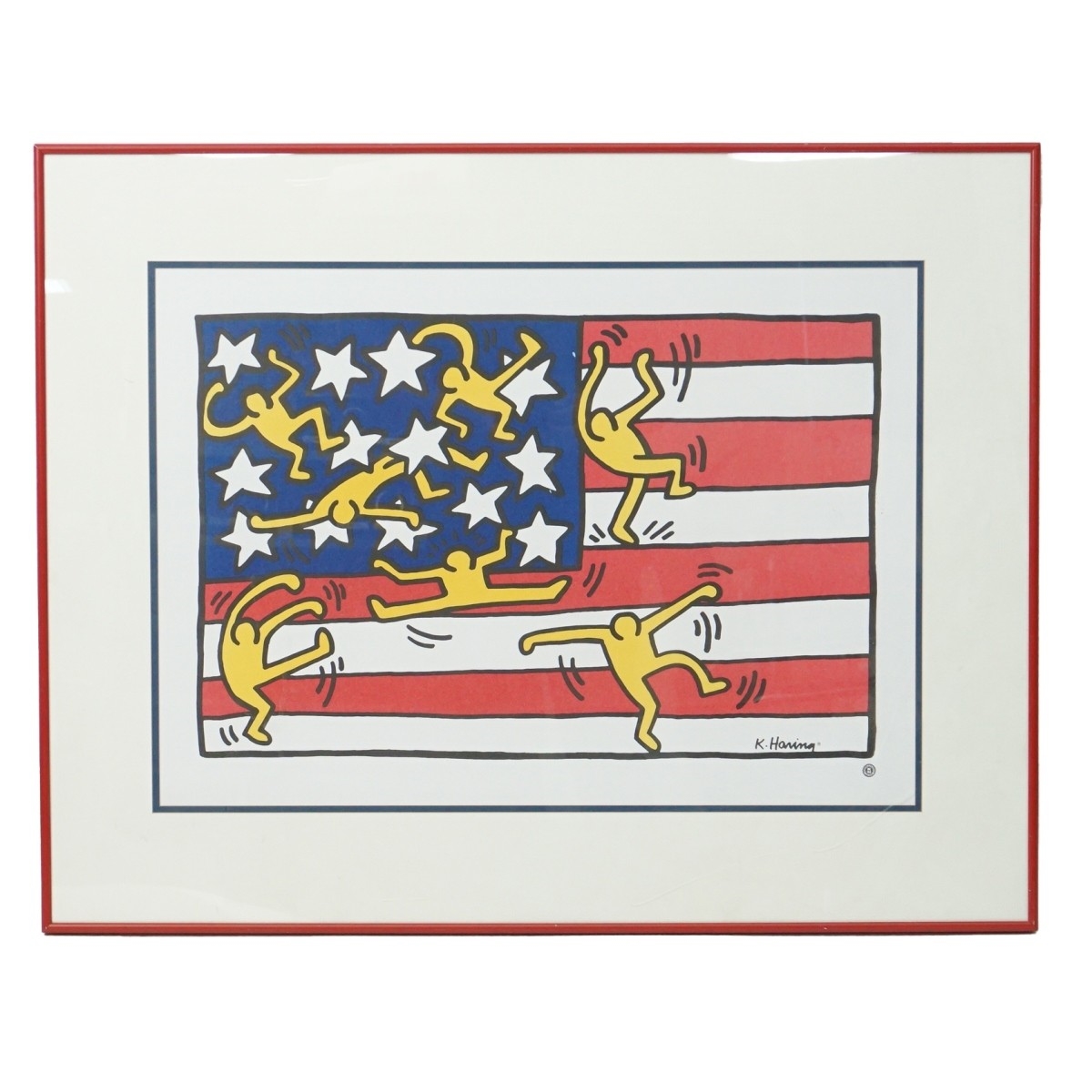 Keith Haring | American Flag | MutualArt