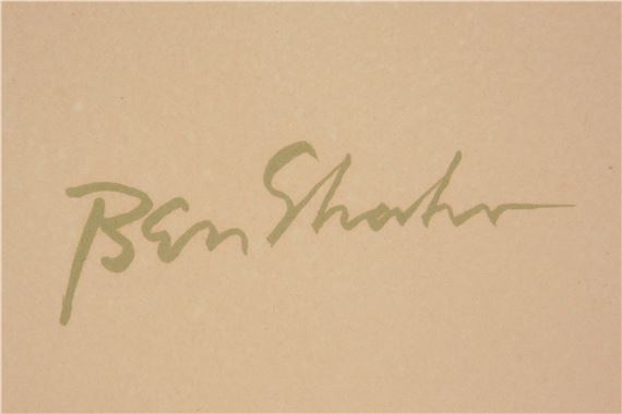 Ben Shahn | The First Word of Verse Arises (1968) | MutualArt