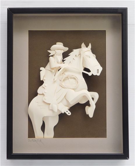 Jack Eisner | Cowboy on Horse | MutualArt
