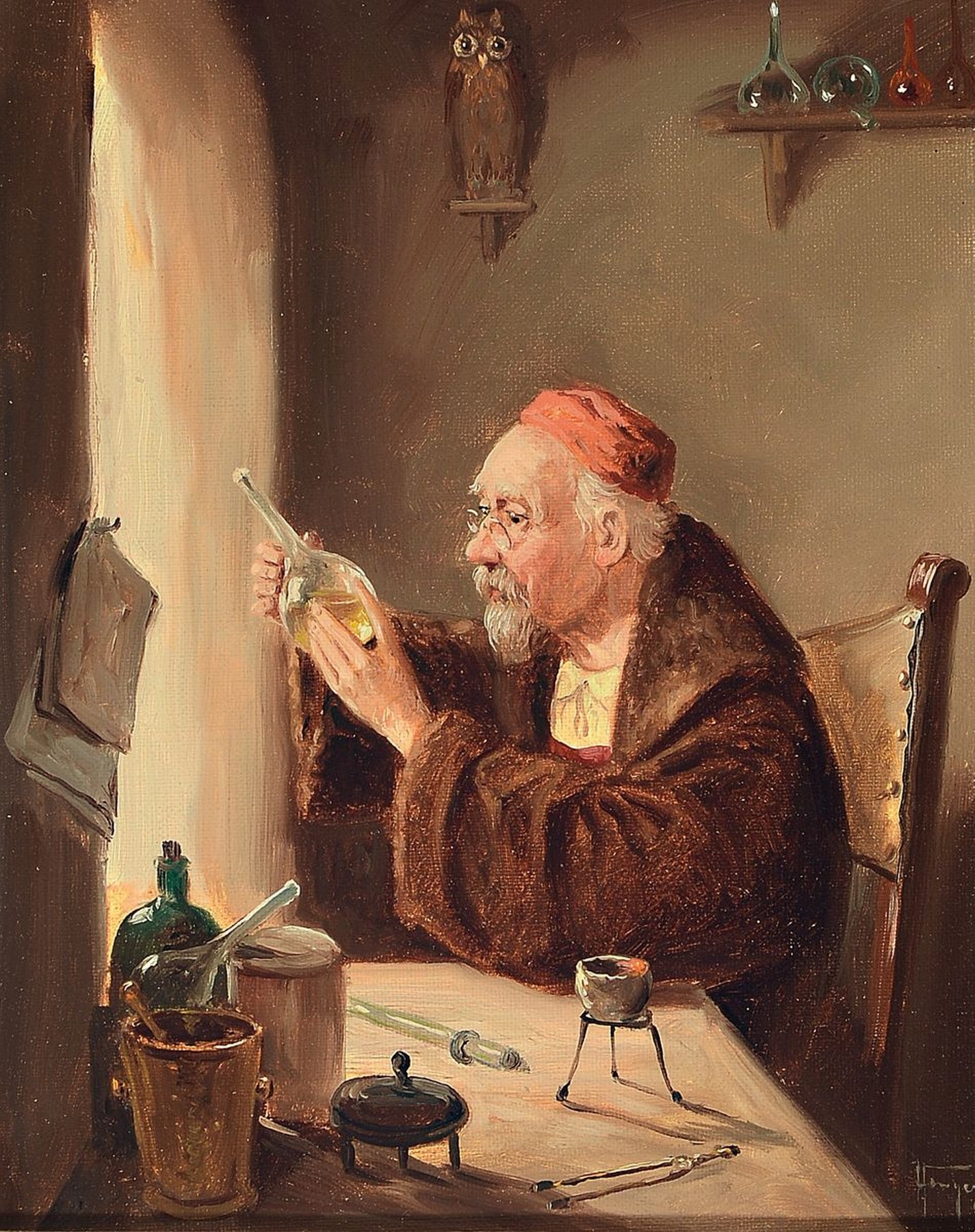 Hans Fenger | The Alchemist | MutualArt