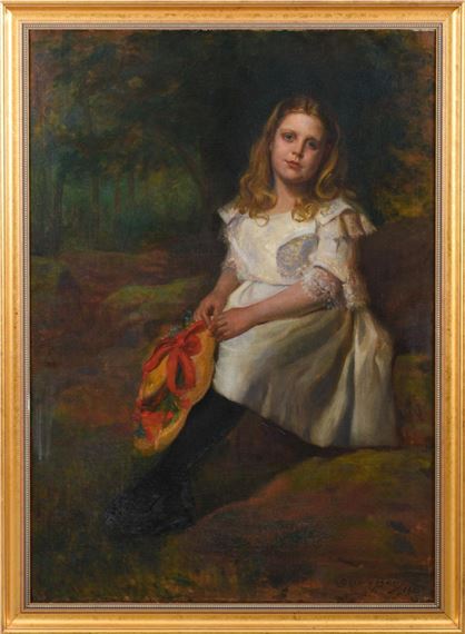 William Gerard Barry | Portrait of Young Girl (1903) | MutualArt