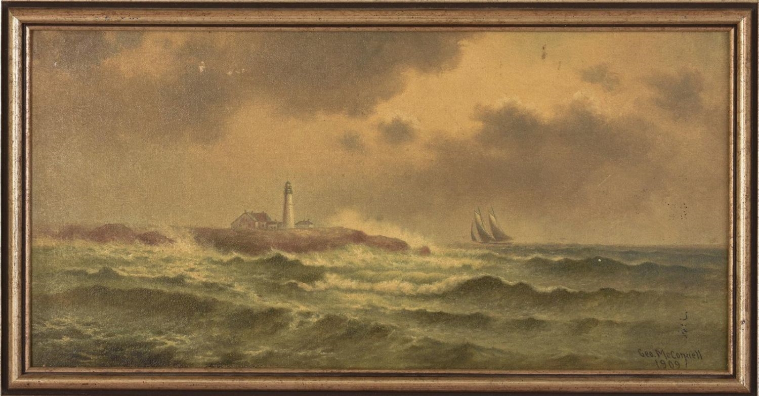 George McConnell | Making For Harbor (1910) | MutualArt