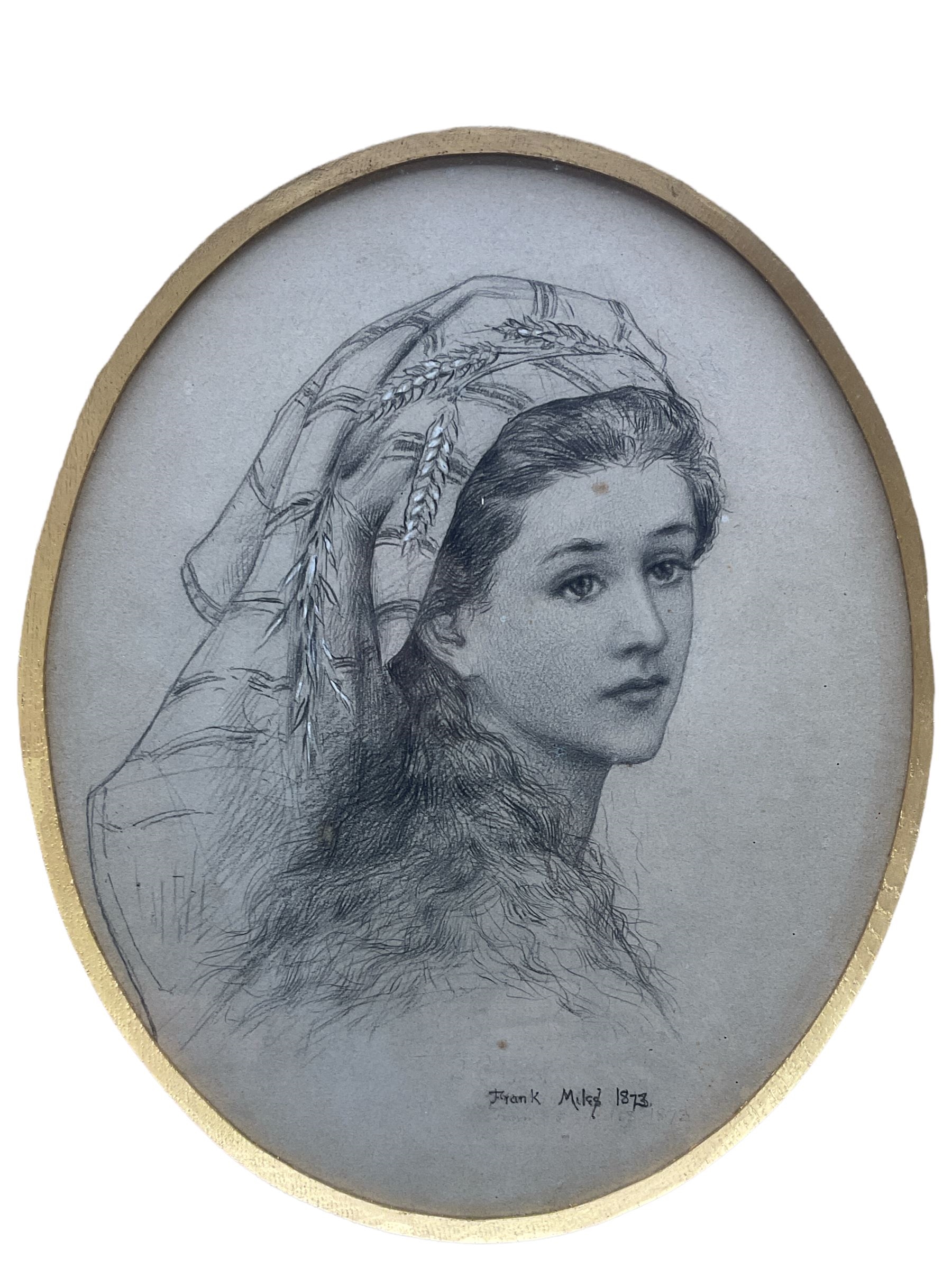 George Francis Miles | 2 Works: The Gardener's Daughter ; Untitled ...