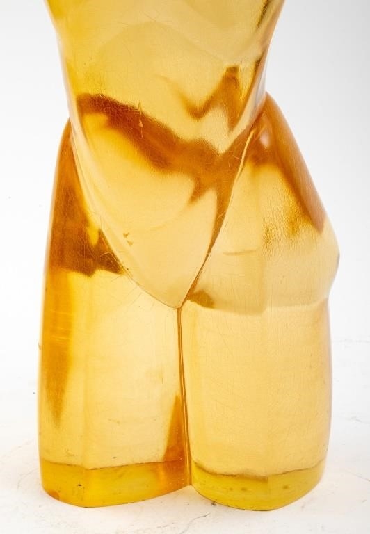 Dorothy Thorpe | Resin Male Nude Torso Sculpture | MutualArt