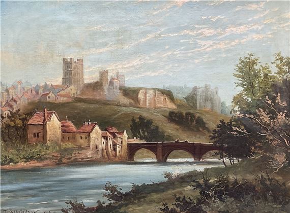 T. Stephenson | Richmond Castle from the River Swale | MutualArt