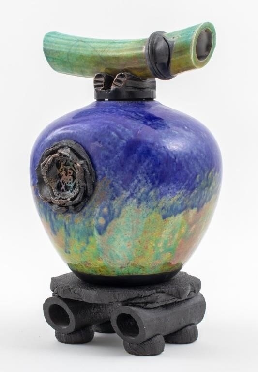 Matthew Lovein | Raku Post Modern Wishkeeper | MutualArt
