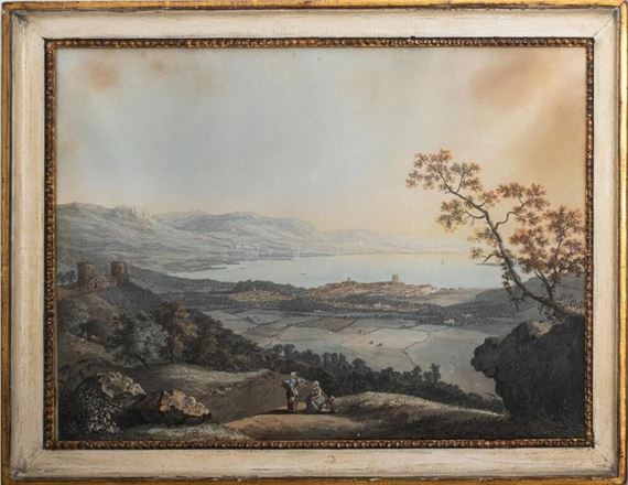 Carl Ludwig Hackert | Vue de Geneve (1782) | MutualArt