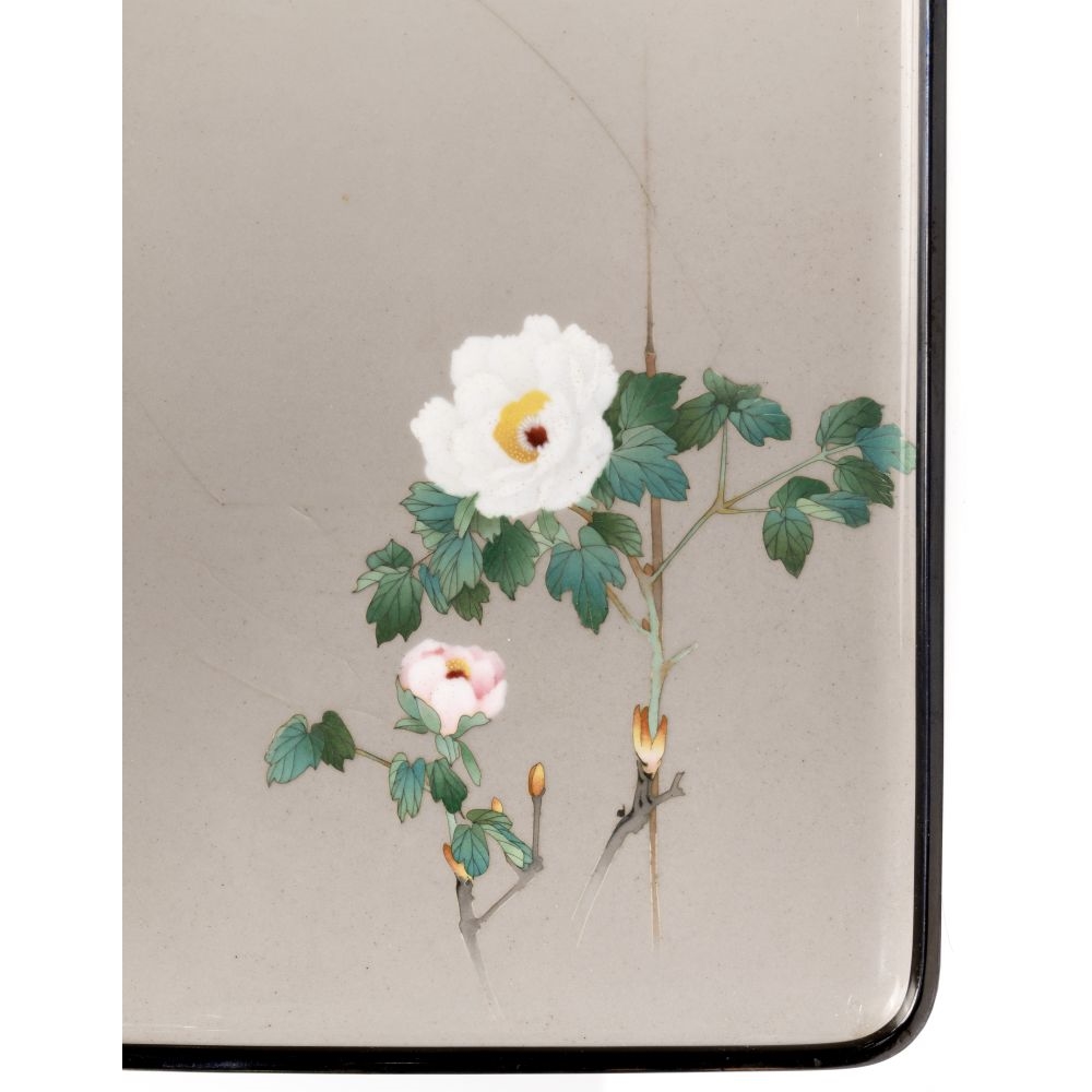 Namikawa Sosuke | Cloisonne enamel tray | MutualArt
