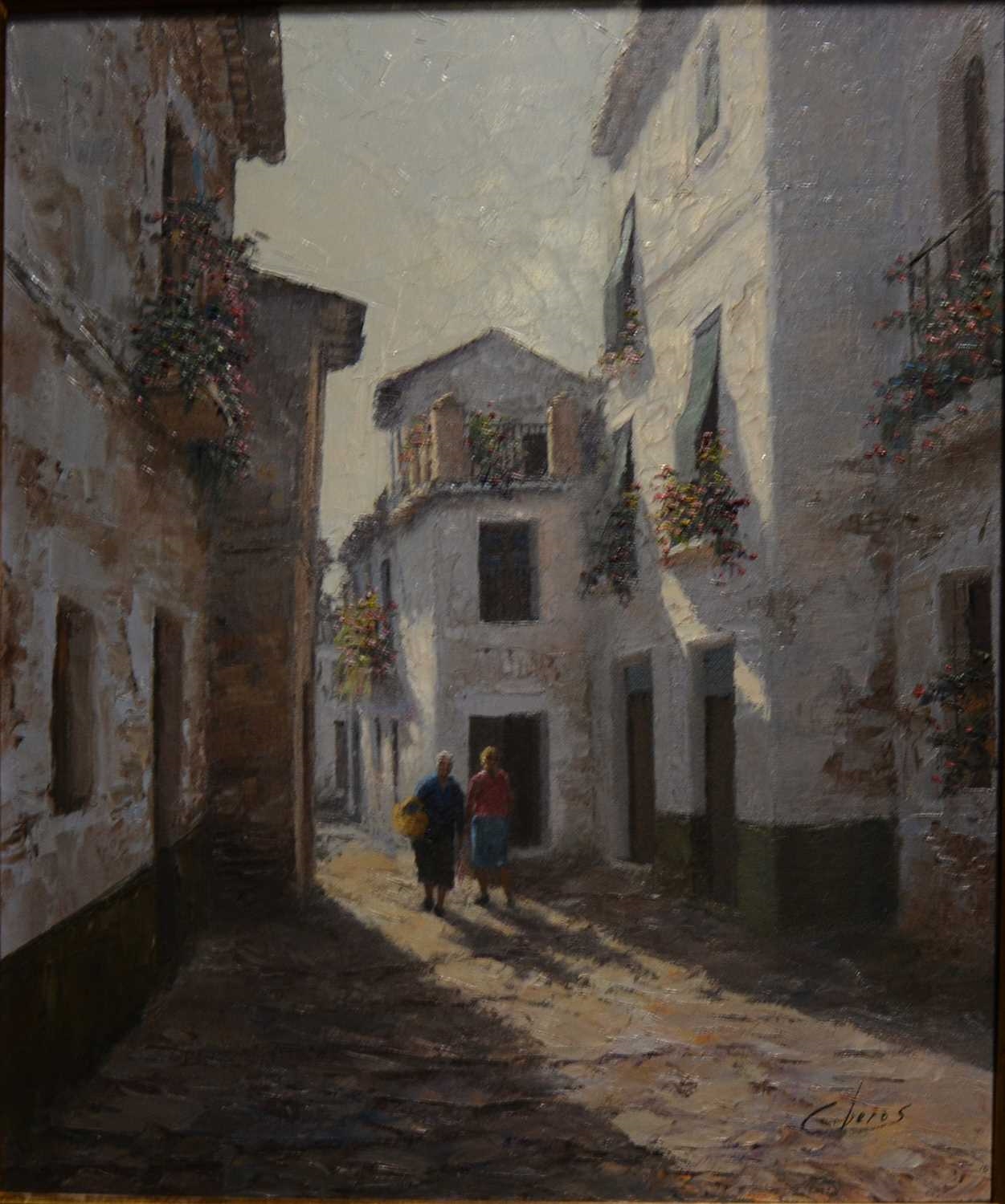 Manuel Cuberos | Manuel Cuberos, Spanish Street Scene. | MutualArt