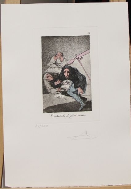 Salvador Dalí | Les Caprices de Goya (1977) | MutualArt