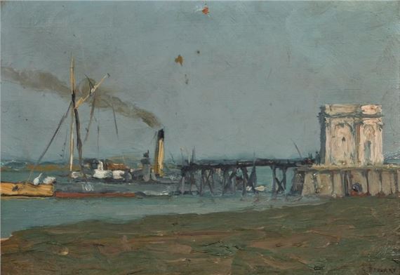 Gaston Hippolyte Ambroise Boucart | Lupin Fountain at the Port of the ...