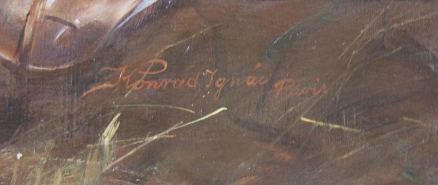 Ignac Konrad | Portrait of a horse | MutualArt