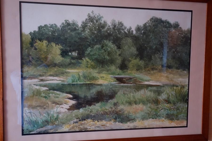 Auguste Allonge | Bord de rivière | MutualArt
