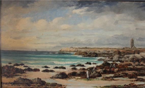 Charles Leduc | Huile sur panneau signée en bas à gauche | MutualArt