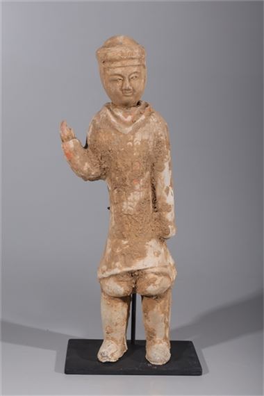 Han Dynasty | Chinese Han dynasty style pottery standing figure; some ...
