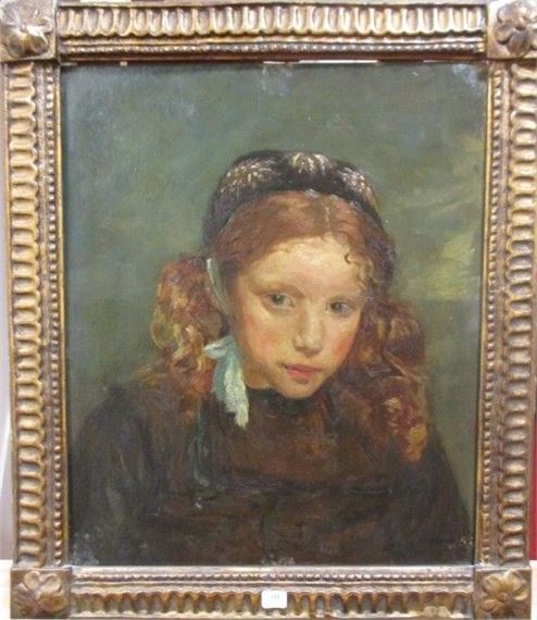 Pierre Vaillant | Etude de fillette (bretonne) | MutualArt