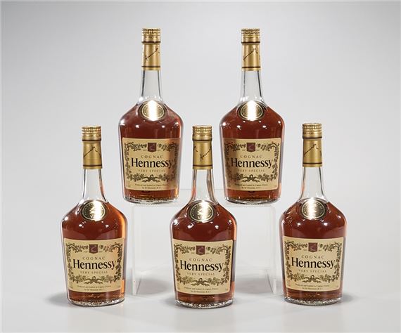 Hennessy | Five bottles of Hennessy VS cognac | MutualArt