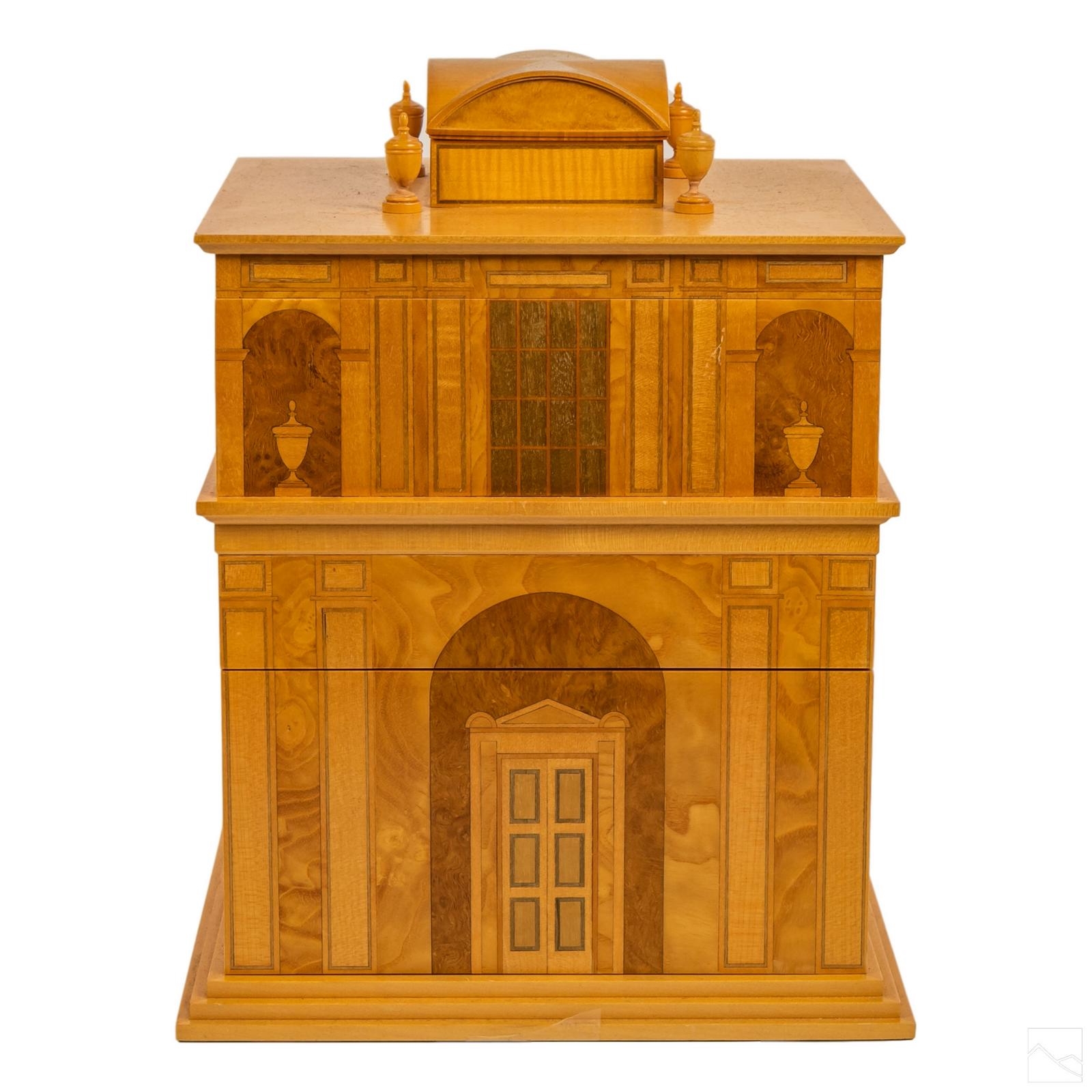 David Linley | MARQUETRY HUMIDOR | MutualArt