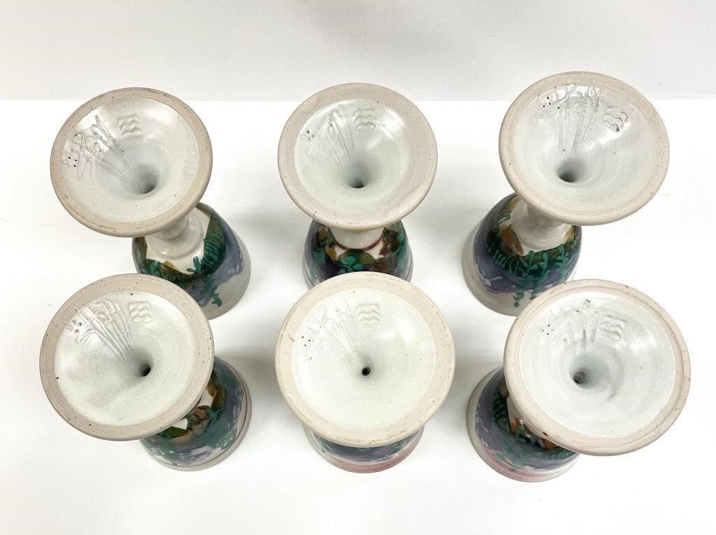 Don Wells | Six Wine Goblets | MutualArt