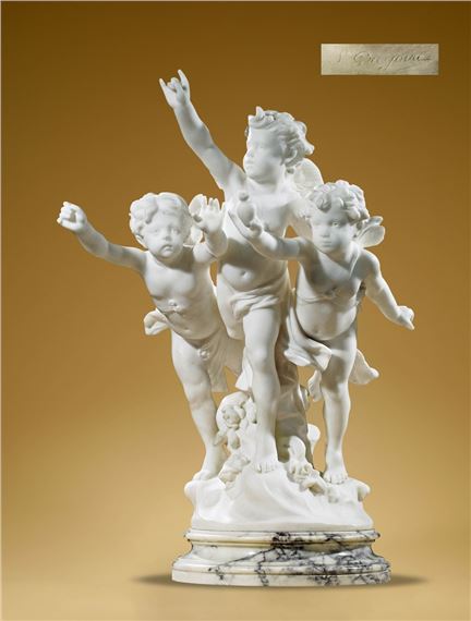Jean-Louis Grégoire‏ | FLYING ANGELS (Circa 1870) | MutualArt