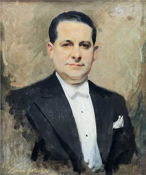 Cowan Dobson | Head and shoulders portrait of a gentleman in evening ...