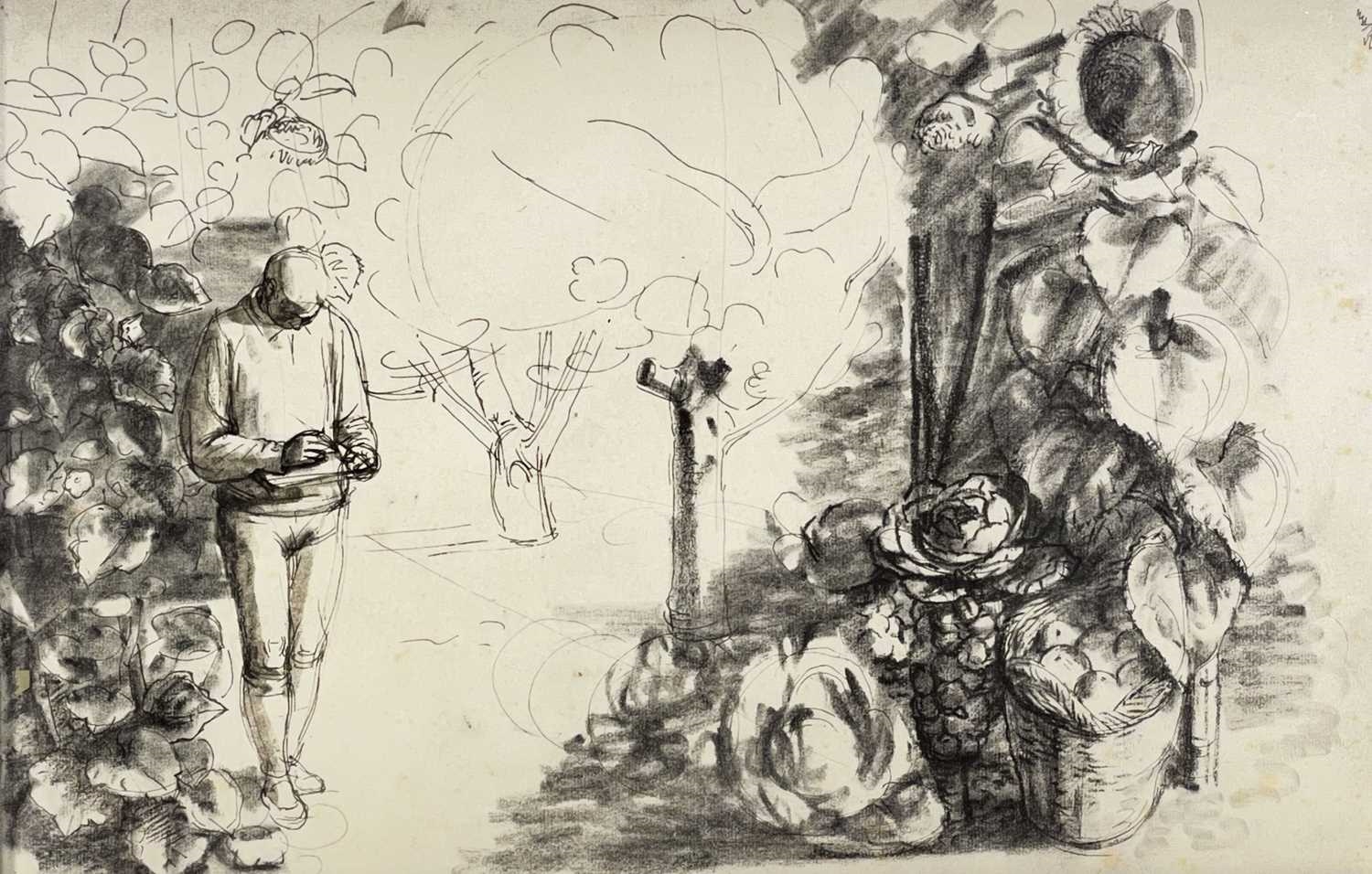 Charles Mahoney | The Artist and his Muse (Circa 1950) | MutualArt