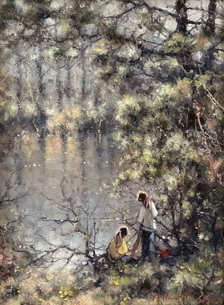 Ramon Ward Thompson | Sunlight On the Wingecarribee River | MutualArt