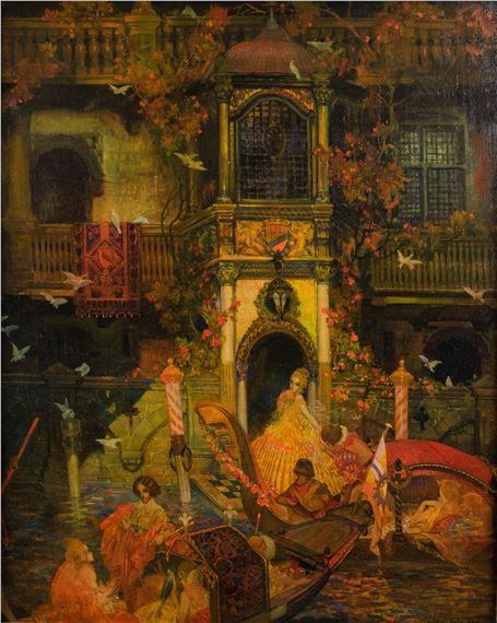 Karel Van Belle | Venetian scene (1923) | MutualArt