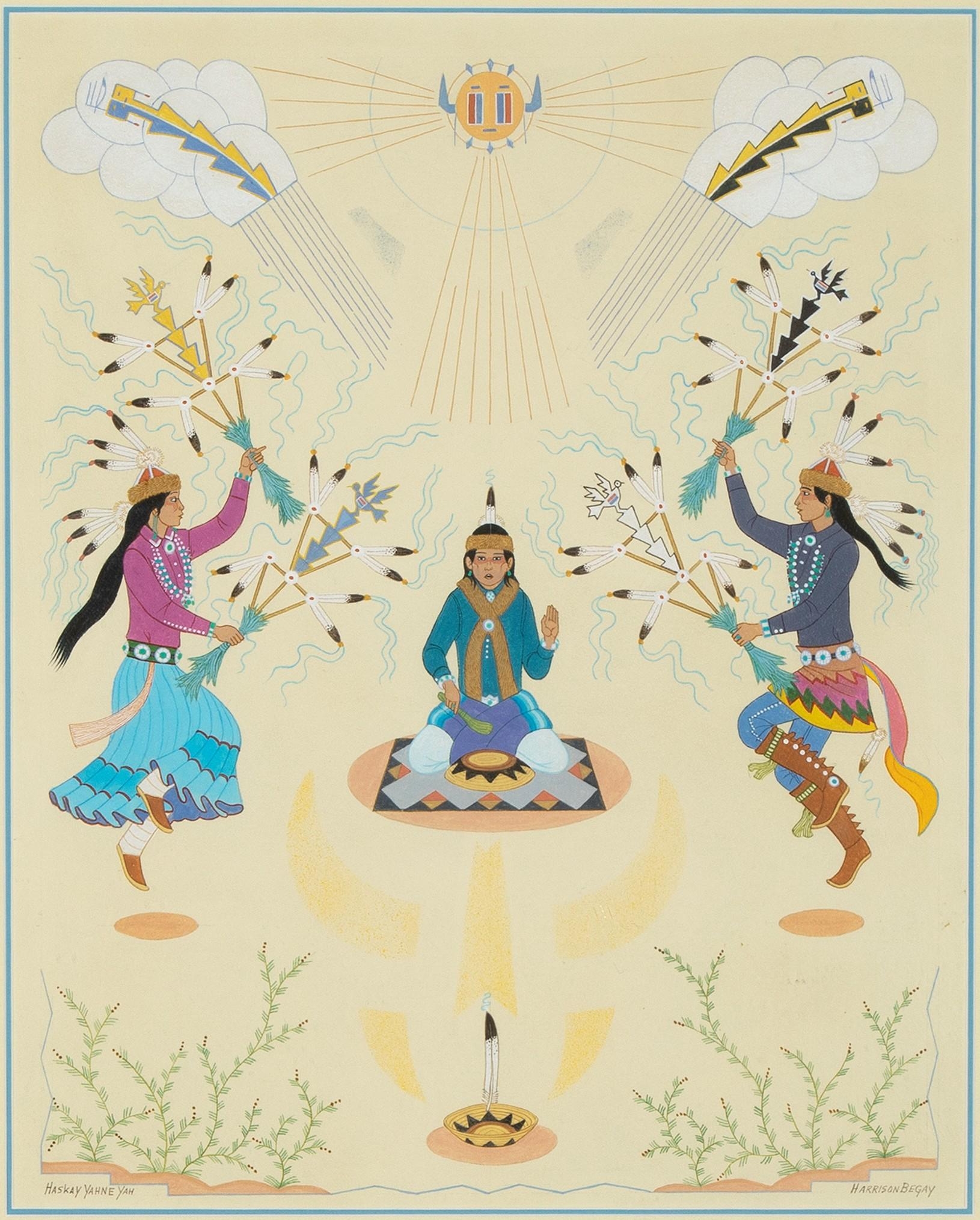 Harrison Begay | Ceremonial Feather Dance | MutualArt