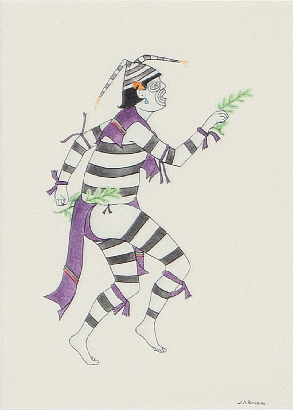 Jose D. Roybal | Untitled (Koshare) | MutualArt