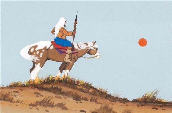 Albert Harjo | Comanche (2001) | MutualArt