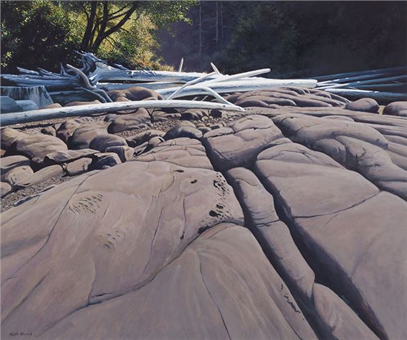 Keith Hiscock | Benchrock, Mayne Island (2017) | MutualArt