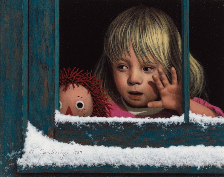 Jim Daly | Girl in Window (1980) | MutualArt