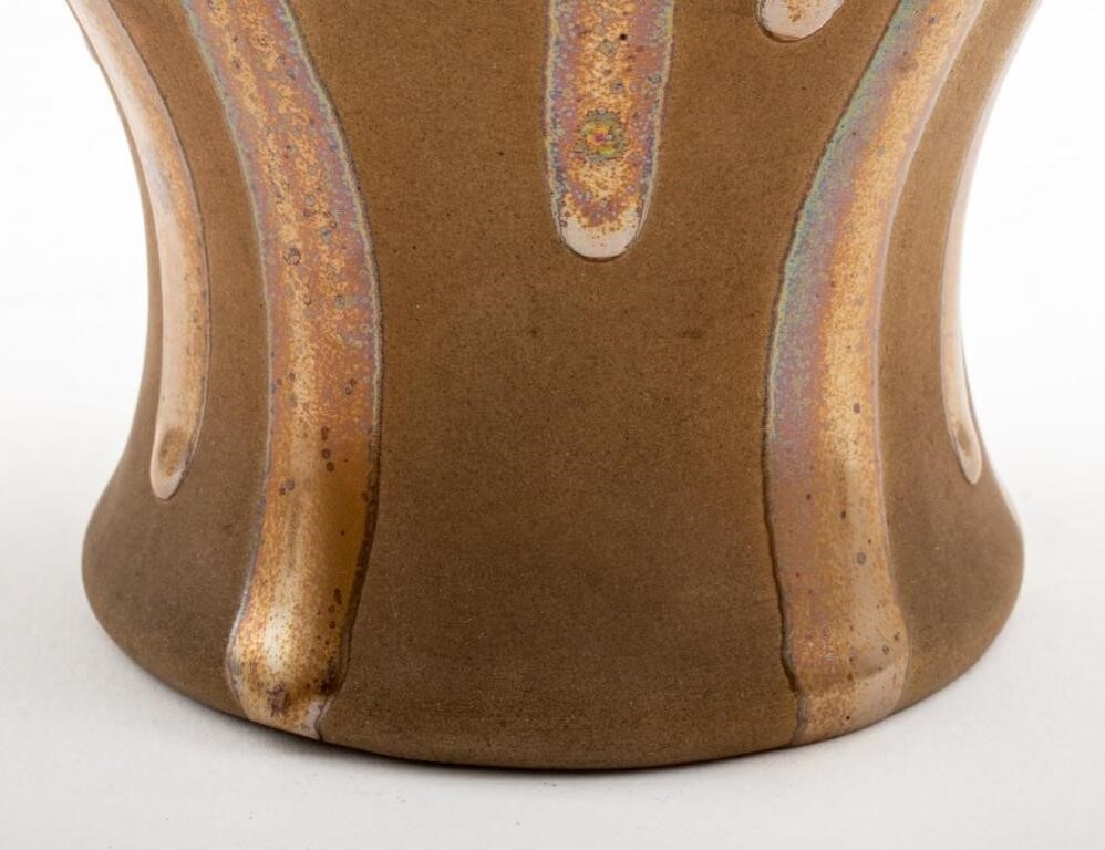 Émile Diffloth | Emile Diffloth Boch Freres Art Nouveau Vase | MutualArt