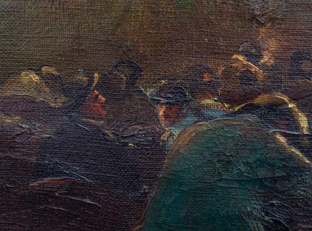 Maximilian Vanka | Maximilian Vanka Movie Theatre Interior Oil Canvas ...