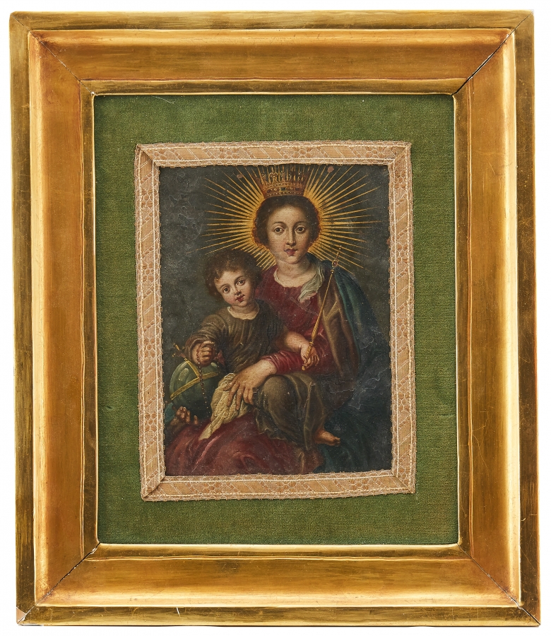 Italo-Flemish School, 16th Century | Madonna med barnet | MutualArt
