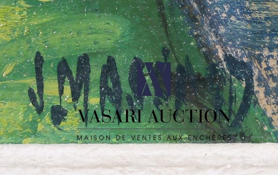 J. Massard | The road to Dieppe | MutualArt