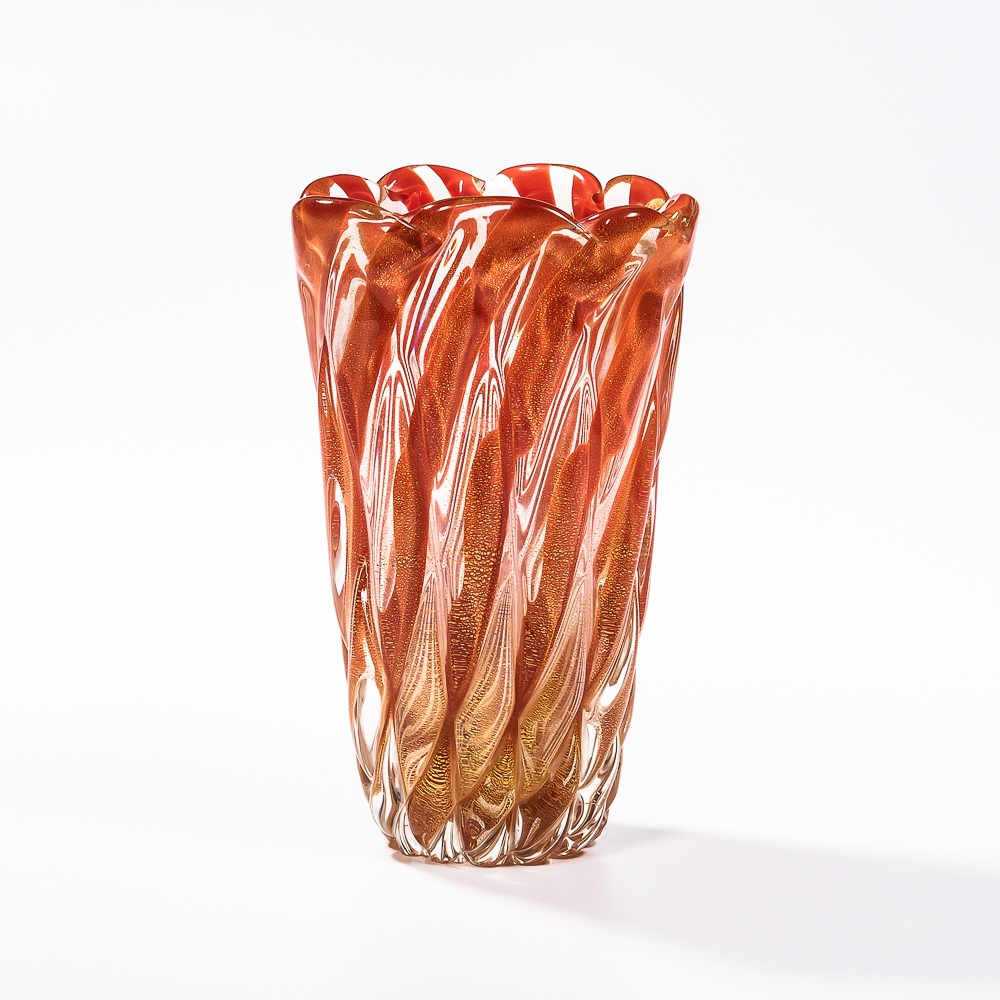 Archimede Seguso | Murano Glass Vase Attributed to Archimede Seguso ...