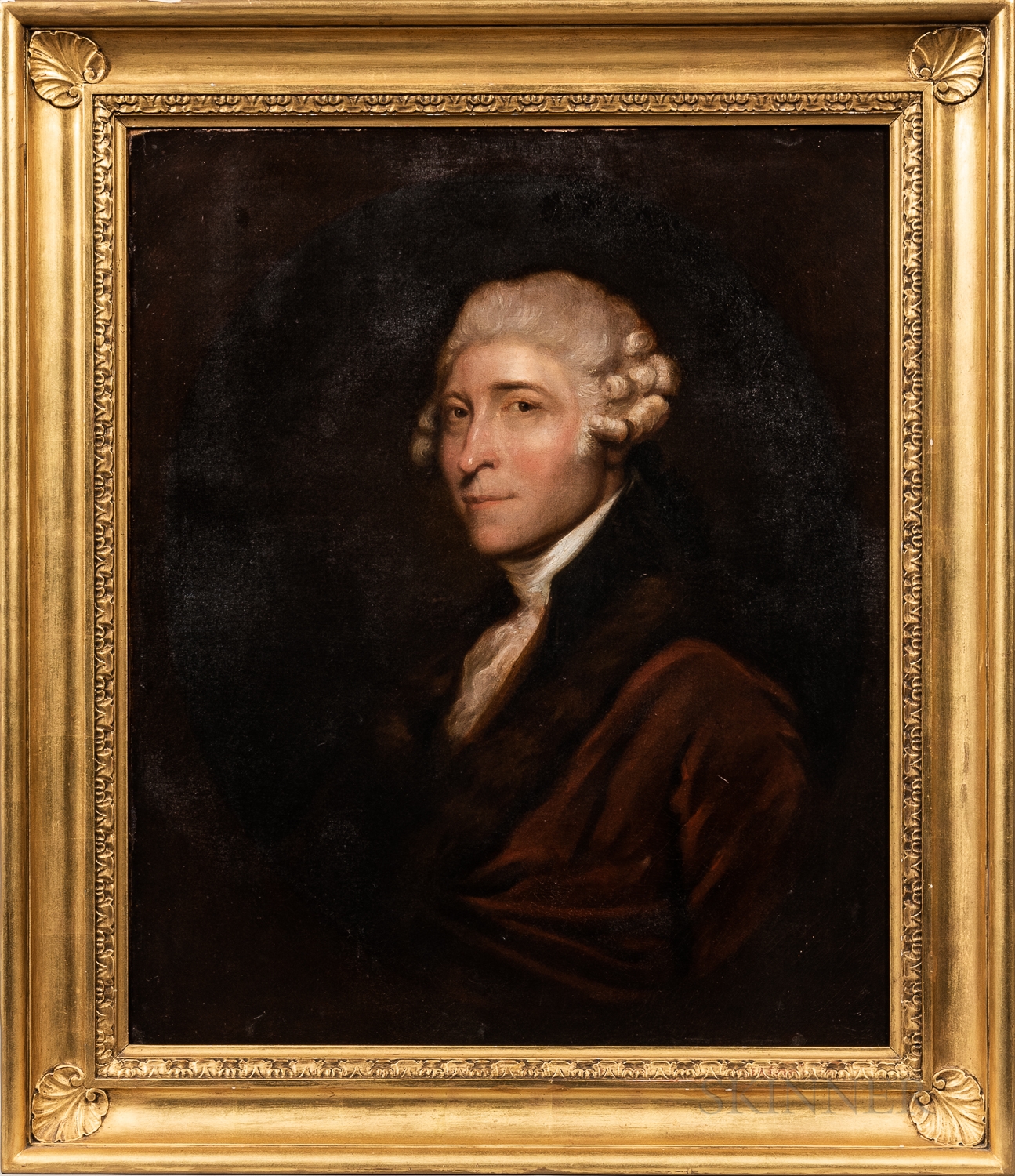 Gilbert Stuart | Portrait of Scottish Diplomat Caleb Whitefoord (1734 ...
