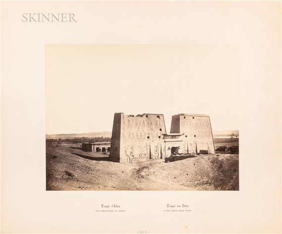Wilhelm Hammerschmidt | Temple d'Edfou, Dans la Haute-Egypte, Vue ...