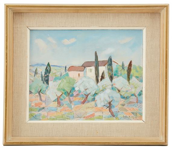 Eric H. Olson | Hus i sydländskt landskap | MutualArt