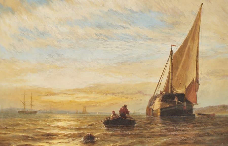 George Stainton | Hay barge off Edith | MutualArt