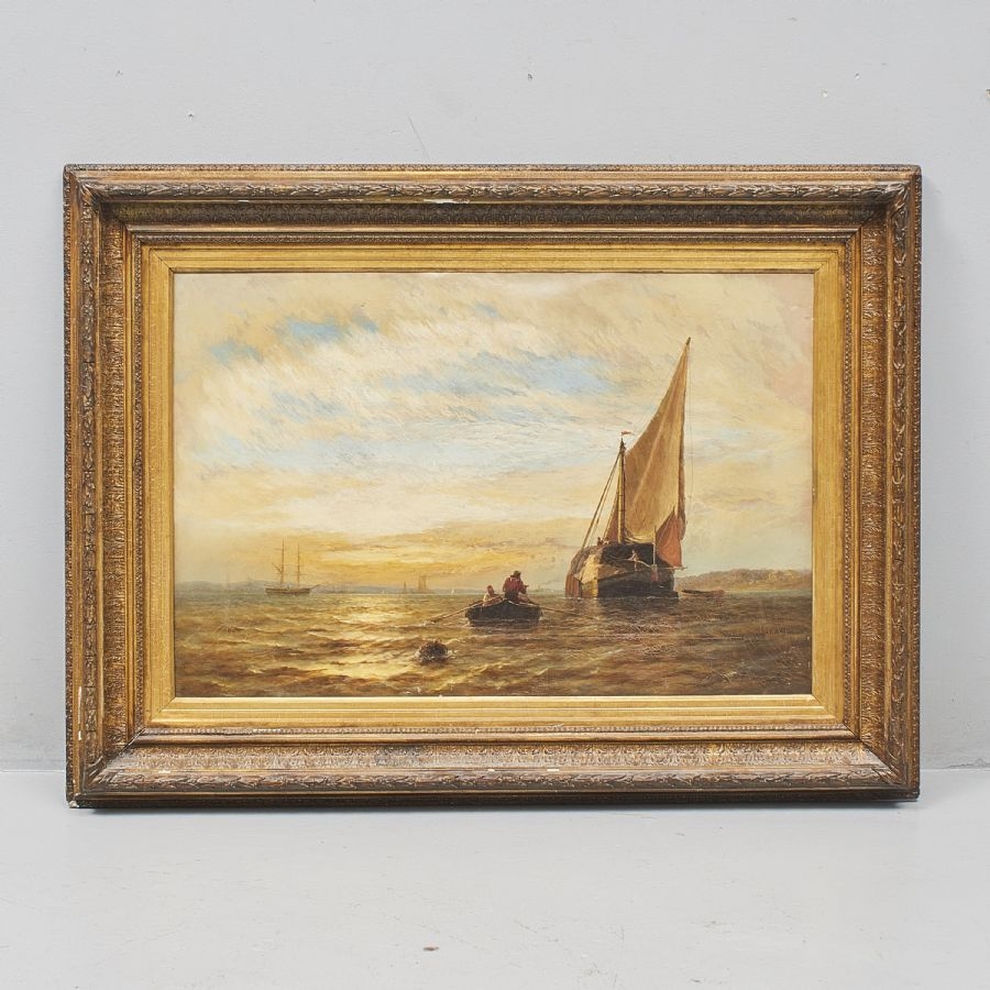 George Stainton | Hay barge off Edith | MutualArt