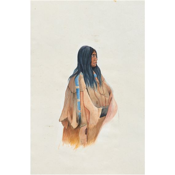 Karl Bodmer | Native American Warrior | MutualArt
